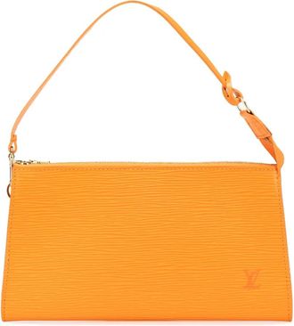 Louis Vuitton 2003 Epi Pochette Accessoires Schultertasche - Orange