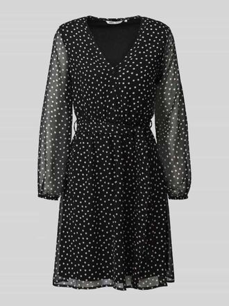 Only Tailliertes Blusenkleid mit Allover-Muster Modell CERA