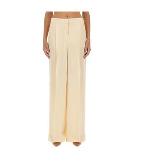 Max Mara Femme, Pantalons, Beige, Taille: 40 FR Wide Pantalons