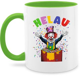 Shirtracer Tasse Tassen 325ml - & - Helau Clown Kost&uuml;m Karneval I Fasching Clown lustig I Clownkost&uuml;me Fastnacht Clowns Kost&uuml;m I Clownskost&uuml;m Fasnacht - 325 ml -