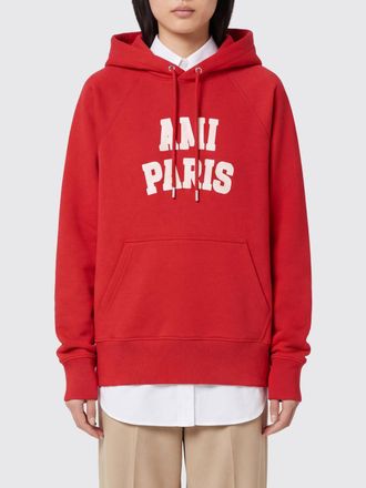 Ami Relaxed Fit Hoodie von aus Baumwolle mit gedrucktem Logo