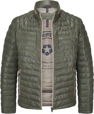 Milestone Lederjacke MSMalik aus perforiertem Lammleder mit leichter Isolierung