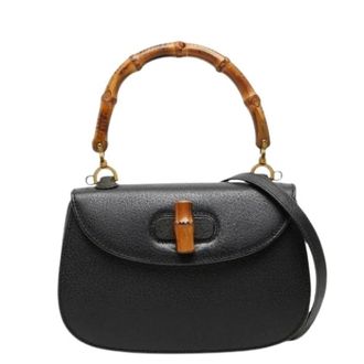 Gucci Sac bandouli&egrave;re vintage Pre-owned - Femme - Pre-owned - Noir - Taille: ONE Size