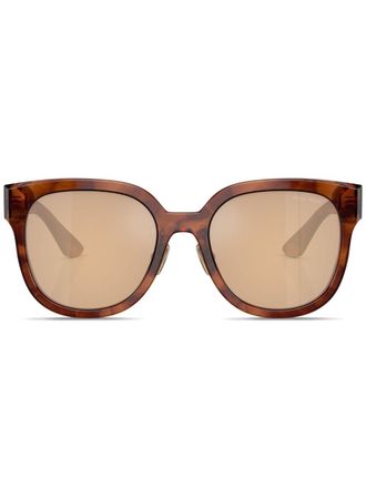 Miu Miu Eyewear lunettes de soleil &agrave; monture oversize - Noir