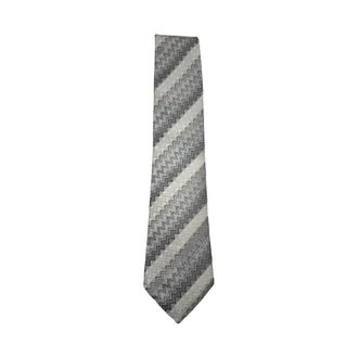 Missoni Seidenkrawatte mit grauem und wei&szlig;em Muster - - Accessories - unisex - Mehrfarbig - ONE SIZE