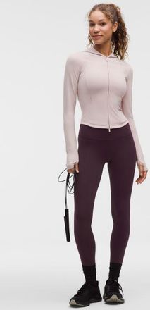 lululemon Wunder Train Leggings mit hohem Bund f&uuml;r Frauen - 71 cm - Gr&ouml;&szlig;e 12 in Black Plum