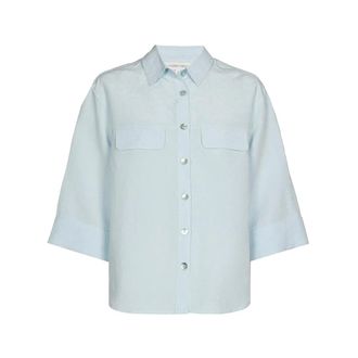 Marie M&eacute;ro Damen, Blusen & Hemden, Blau, 4XLGr&ouml;&szlig;e