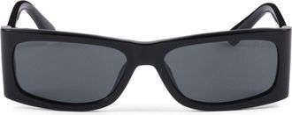 Prada Sonnenbrille mit eckigem Gestell - Schwarz