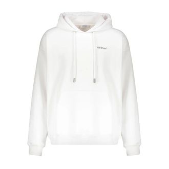 Off-white Homme, Sweatshirts et sweats &agrave; capuche, Blanc, Taille: XS Logo SweaT-shirt
