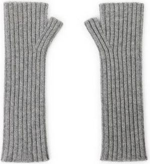 Saison 1865 Fäustlinge aus Kaschmir - Grau