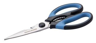 Fackelmann Fackelmann Softgriff-Universalschere - 21 cm, Multifunktionale K&uuml;chenschere mit Kapselheber und Schraubverschluss&ouml;ffner, Reinigung per Hand