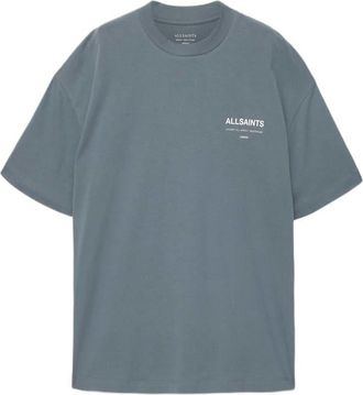 AllSaints Backstage - T-shirt ras de cou &agrave; manches courtes - Bleu lunaire