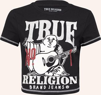 True Religion T-Shirt Buddha schwarz