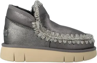 Mou Eskimo Bounce Baskets Special Leather - Femme - Chaussures - Gris - Taille: 38 EU