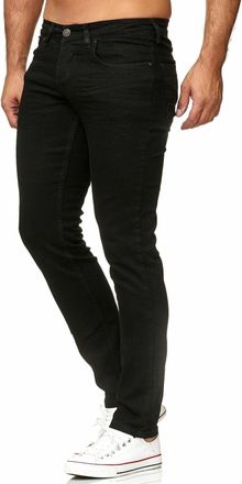 Tazzio Jeans Herren Slim Fit Stretch Jeanshose Hose Denim 16533 (40/30, Schwarz-Berlin)