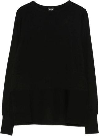 Marella Femme, Pulls, Noir, Taille: 44 FR Tricot &agrave; col rond