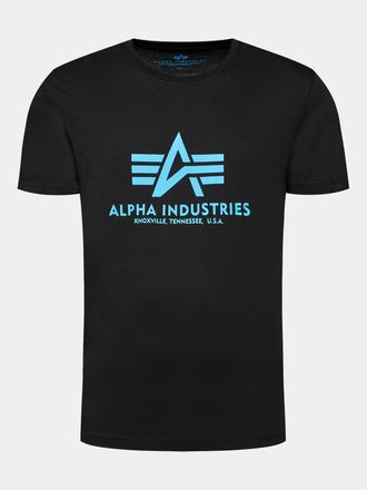 Alpha Industries Alpha Industries T-Shirt Basic 100501 Schwarz Regular Fit