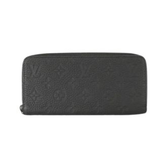 Louis Vuitton Portefeuille long pr&eacute;-poss&eacute;d&eacute; en Taurillon (bi-pli) - Homme - Pre-owned - Noir - Taille: ONE Size