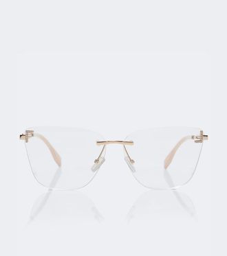 Fendi Eckige Brille Fendi First Crystal