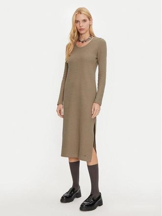 Calvin Klein Jeans Strickkleid J20J224165 Beige Slim Fit