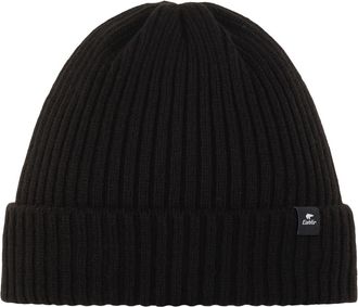 Eisbär Mütze Herren & Damen RIPP 2.0 Schwarz - Urbane Beanie Unisex Klassische Strickmütze mit Umschlag weich warm Wintermütze Bequeme Haube aus Österreich