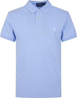 Polo Ralph Lauren Homme, Tops, Bleu, Taille: XL Short Sleeves Knit Polo