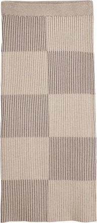 Desigual Femme, Jupes, Beige, Taille: 42 FR Checked Pattern Skirt