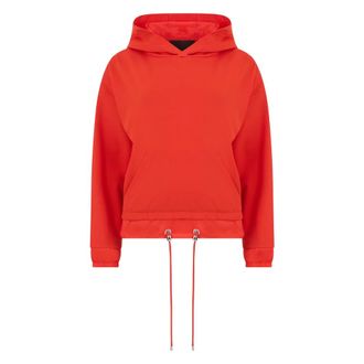 Moorer Baumwollmischungs-Overall - - Sweatshirts & Hoodies - Damen - Rot - S