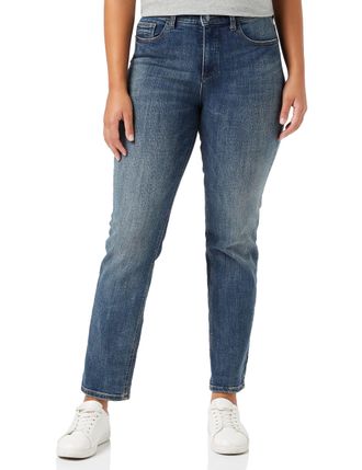 Camel Active Damen 388425 Jeans, Blau, 33W / 32L