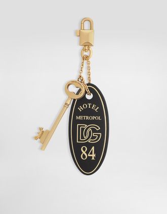 Dolce & Gabbana Calfskin Tassel Keychain - Frau Geldb&ouml;rsen Und Kleinlederwaren Schwarz Onesize