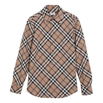 Burberry Langarmshirt - - Blouses & Shirts - Damen - Braun - 4XS