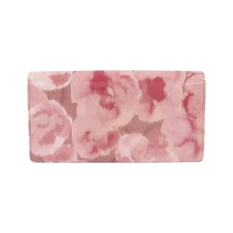 Louis Vuitton Pre-owned Monogram Vernis Flower Ikat Long Wallet - - Pre-owned - Damen - Rosa - ONE SIZE