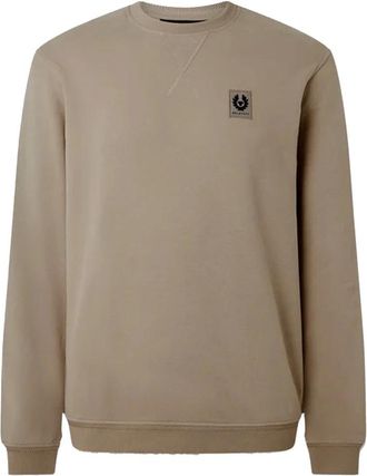 Belstaff Homme, Sweatshirts et sweats &agrave; capuche, Beige, Taille: M Crew Neck SweaT-shirt