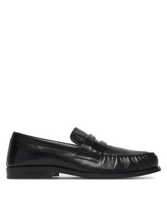 Calvin Klein Slipper Ess Rubber Loafer Wr Pol Lth HM0HM02171 Schwarz