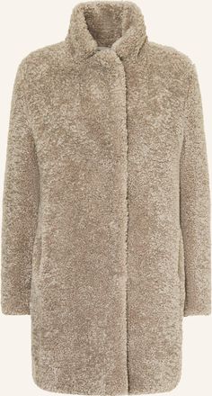 Lilienfels Lilienfels Teddyfell-Mantel beige