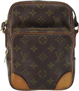 Louis Vuitton unisex, Pre-owned, Brun, Taille: ONE Size Sac bandouli&egrave;re Pre-owned en toile