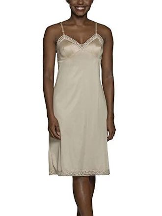 Vanity Fair Slip da donna Damasco neutro. 40 Busto/26 Lunghezza