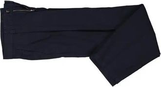 Boss Orange by Hugo Boss BOSS Orange Herren Hosen blau Baumwoll-Stretch