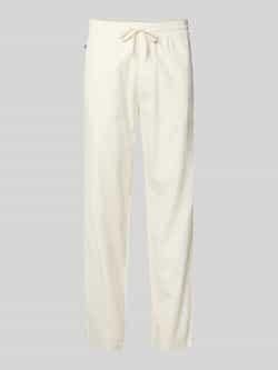 Matinique Straight Fit Leinenhose mit elastischem Bund Modell Barton