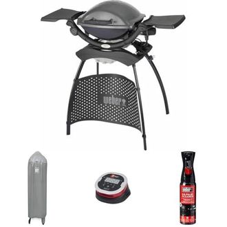 Weber 52020853 Q 1400 Elektrischer Grill, Dunkelgrau