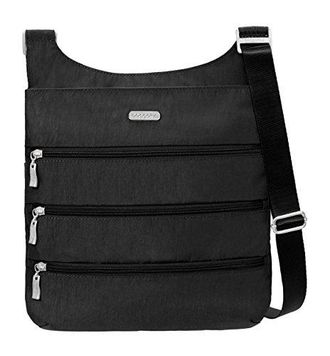 Baggallini LZP474B0018 Sac à main pour femme, Noir/sable, Taille unique