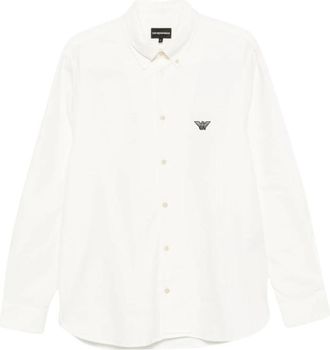 Emporio Armani Button-Down Hemd - - Shirts - Herren - Wei&szlig; - M