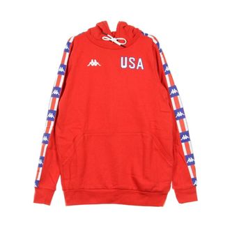 Kappa Stylischer Hoodie - - Sweatshirts & Hoodies - Herren - Rot - XL