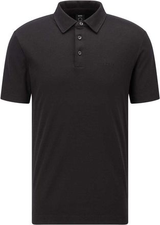 HUGO BOSS Poloshirt f&uuml;r Herren, Schmal (Schwarz)