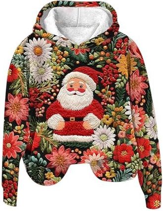 Generic Ugly Pull Noel Rigolo Femme Hiver Sweatshirts Pull Noël Femme Sweat Drole Pull de Noel Femmes,Pull Noel Famille Assortis,Pull Noel Moche,Noël Sweat Po