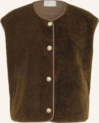 Neo Noir Neo Noir Teddyfell-Weste Mariko braun