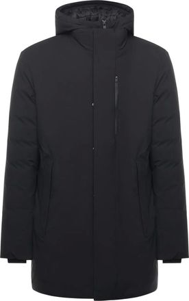 Save The Duck manteau zippé à capuche amovible - Noir