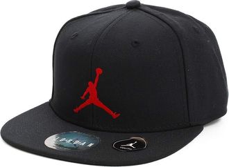 Nike Jordan NIKE Jordan Big Boys Youth Retro Snapback Hat (Black/Red, One Size 8/20)