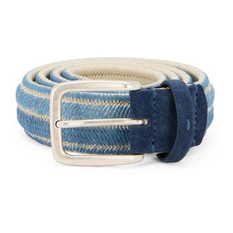 Moorer Ceinture Cedric - Homme - Accessoires - Bleu - Taille: 95 CM