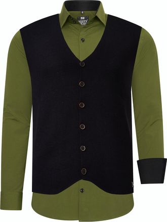 Rusty Neal Hemd mit Weste 2-teilig